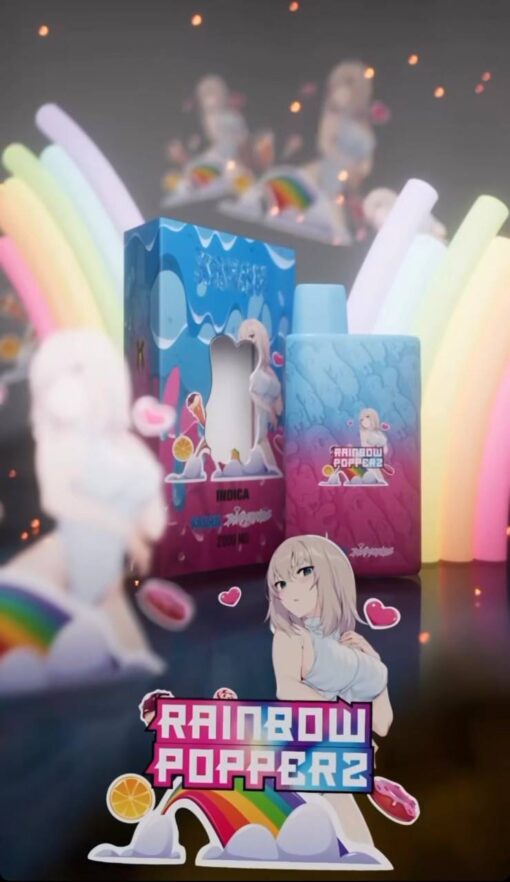 kream Rainbow Popperz - Kream Disposable Vape - KREAM DISPOSABLE
